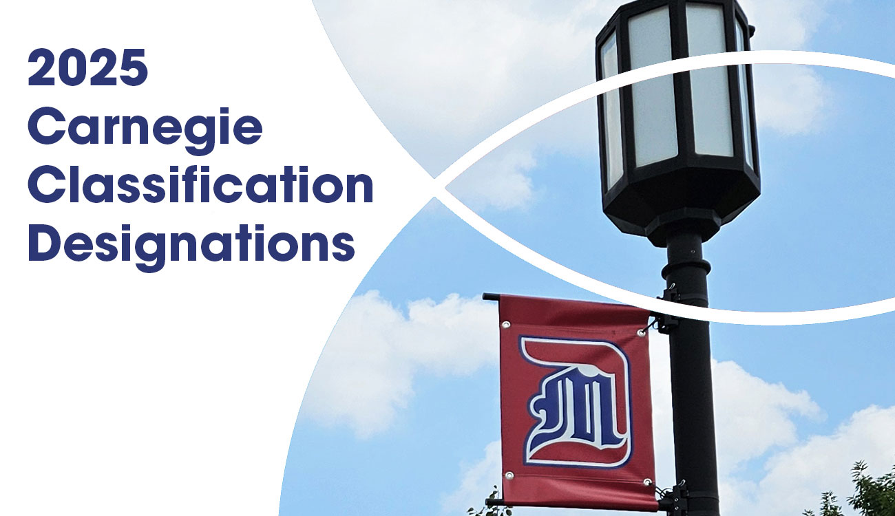 UDM earns dual 2025 Carnegie Classifications - University of Detroit ...